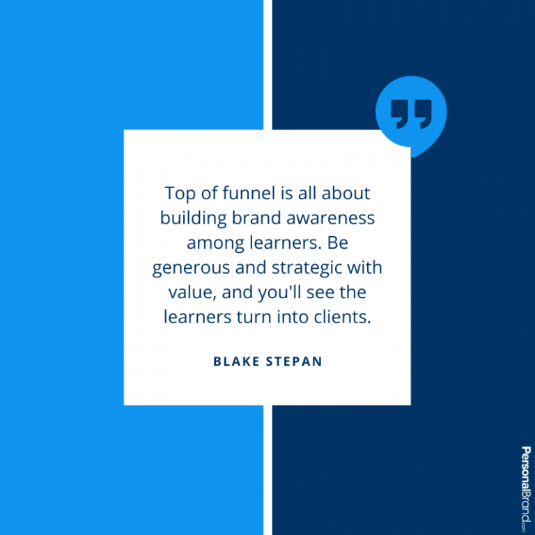 How to Build a Marketing Funnel for your Personal Brand